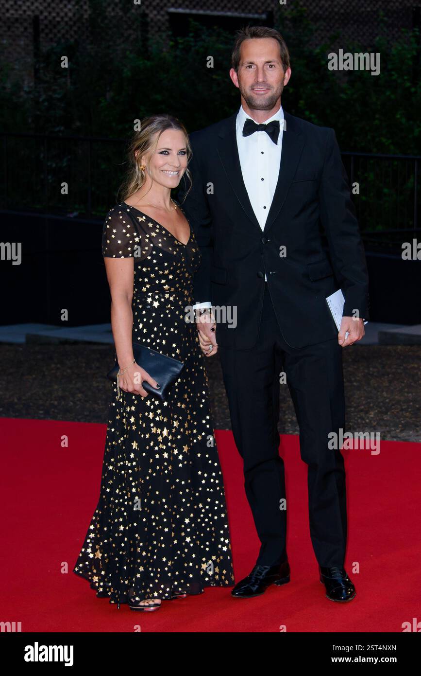 Georgie Thompson and Ben Ainslie attend the GQ Men Of The Year Awards ...