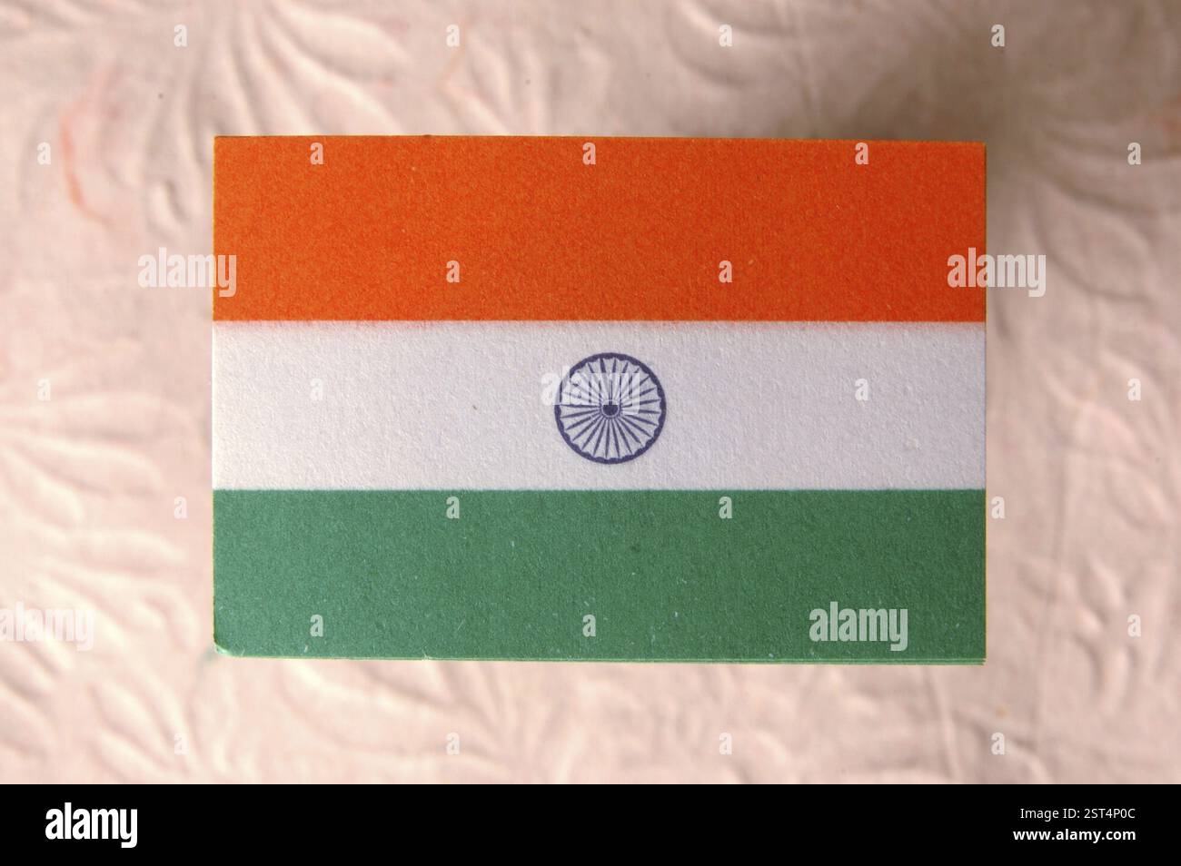 Flag of India Small paper flags Tiranga Stock Photo - Alamy