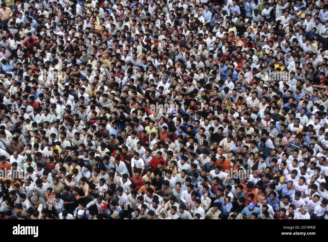 Aerial view of Mob, bombay mumbai, maharashtra, india Stock Photo - Alamy