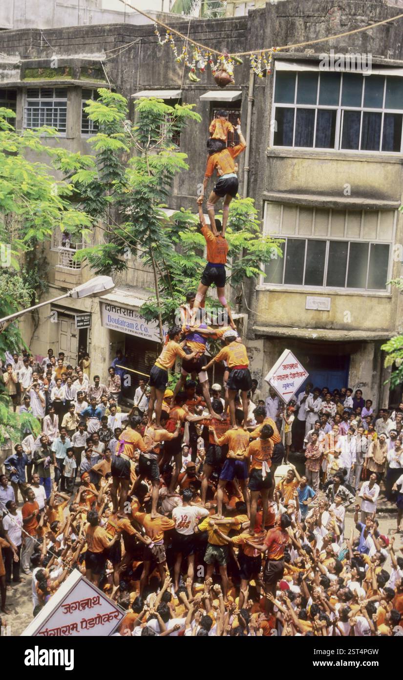 Dahi-Hundies, Human Pyramid, Janmashtami gokul ashtami govinda Festival ...
