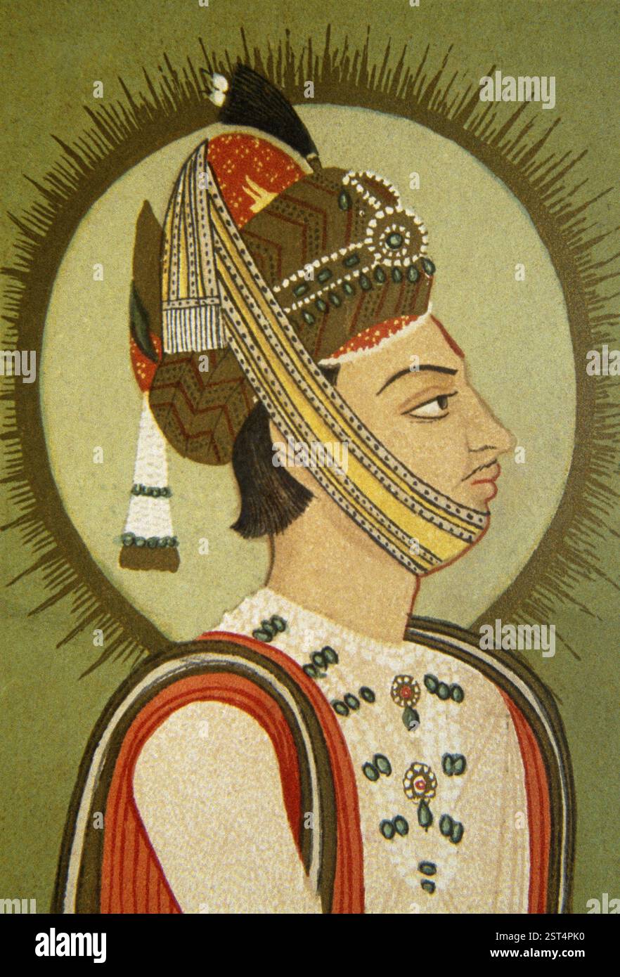 Portrait of maharaja jay singh III, jaipur, rajasthan, india Stock ...
