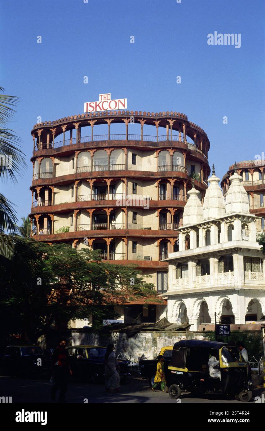 Iskcon temple at Juhu, Bombay Mumbai, Maharashtra, India, Asia Stock ...