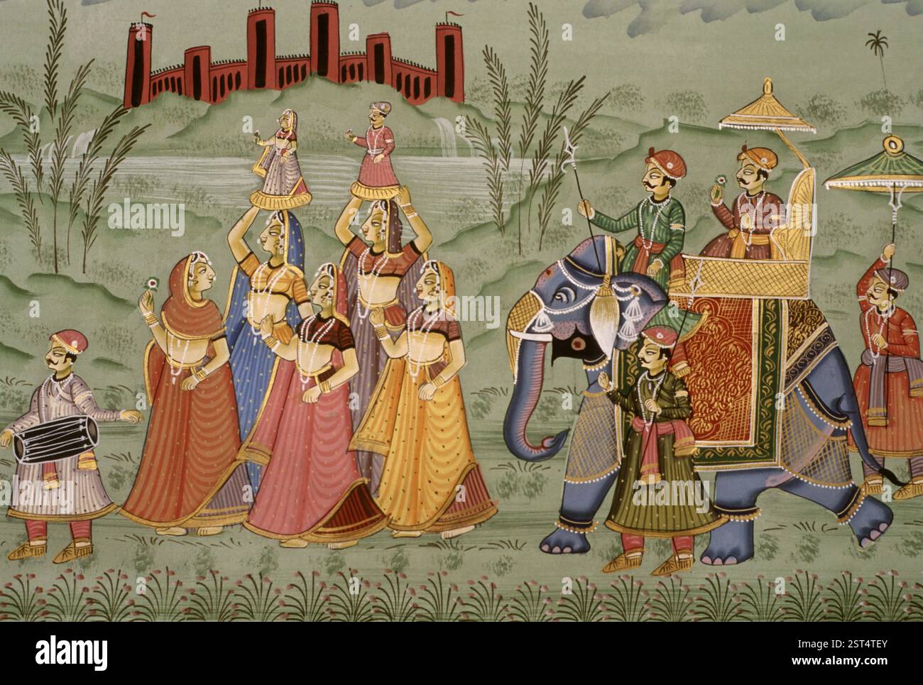Royal procession depiction hi-res stock photography and images - Alamy