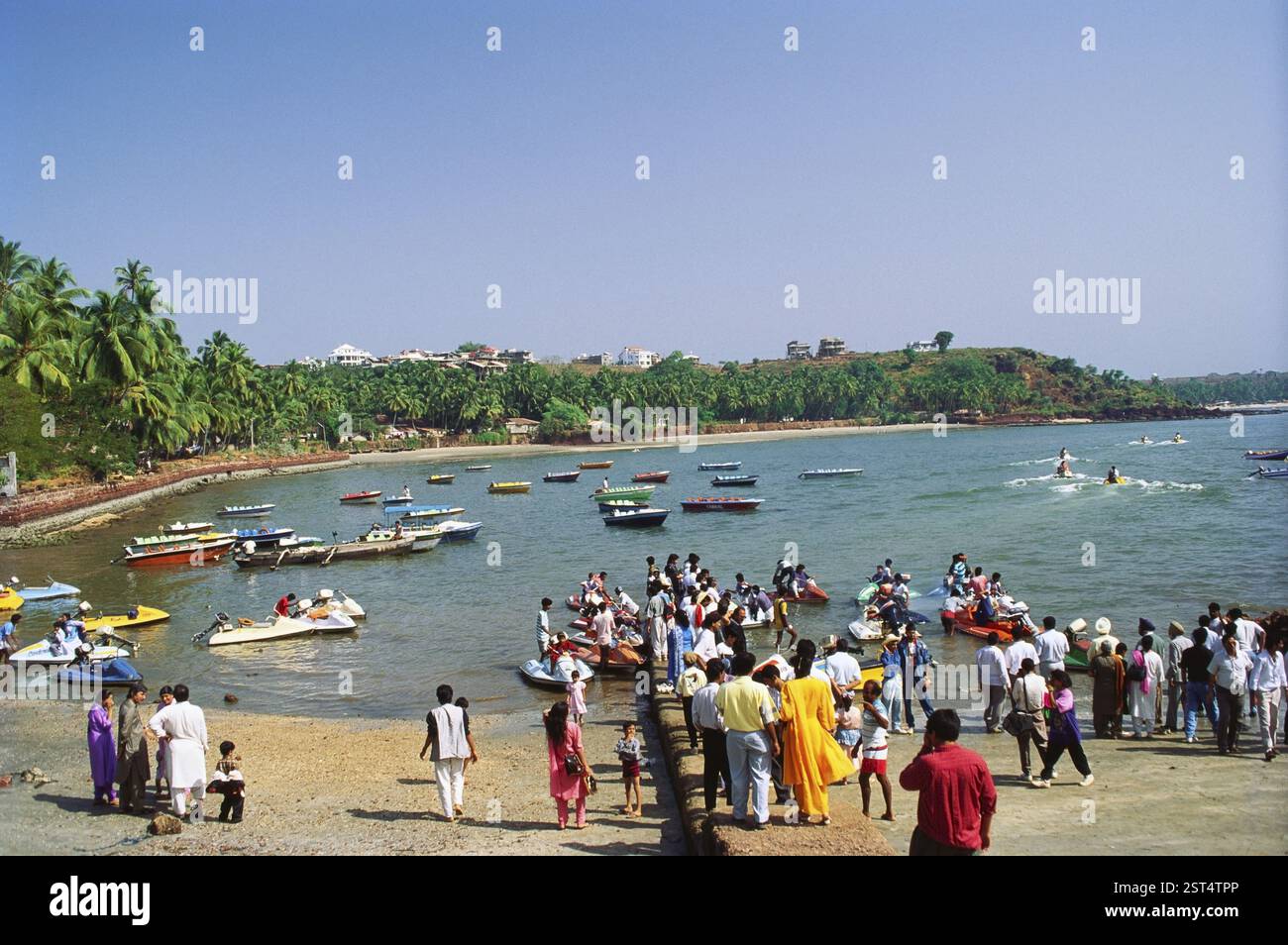 Water scooters in Goa Lagoons, Dona Paula, India, Asia Stock Photo - Alamy