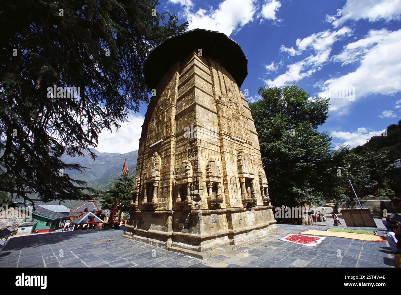 Chaurasi Bharmour temple, Himachal Pradesh, India, Asia Stock Photo - Alamy