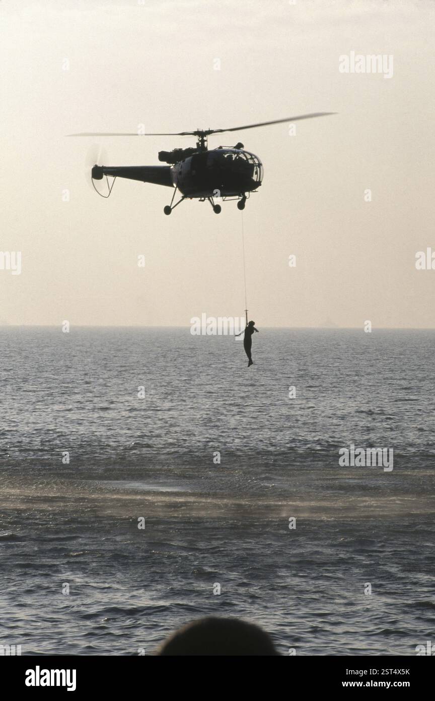 Life saving demonstration by air force, bombay mumbai, maharashtra ...