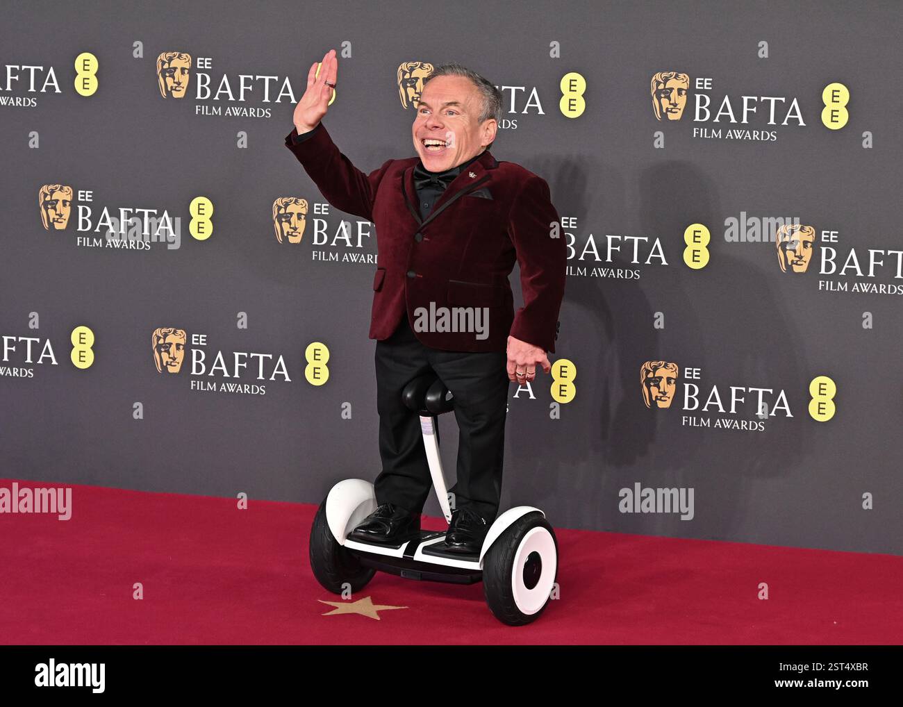 Warwick Davis attends the 2025 EE BAFTA Film Awards at The Royal ...