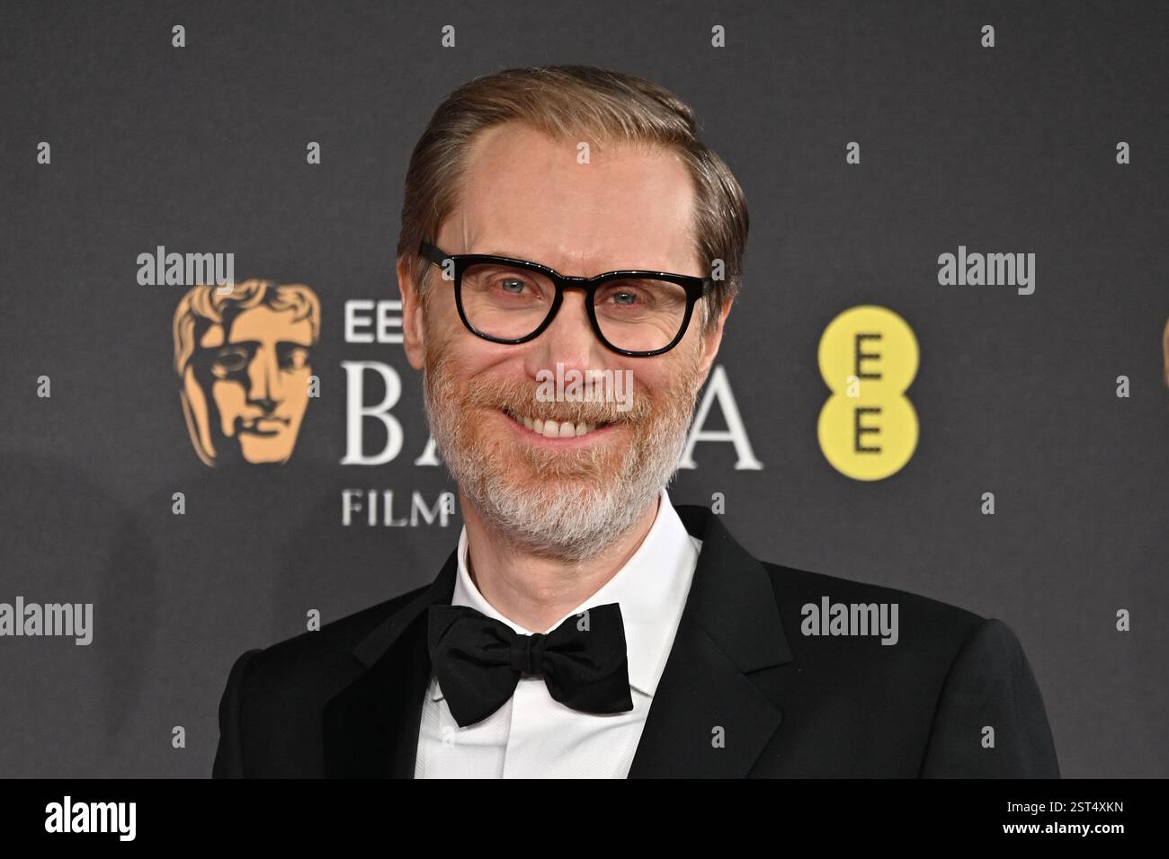 Stephen Merchant attends the 2025 EE BAFTA Film Awards at The Royal ...