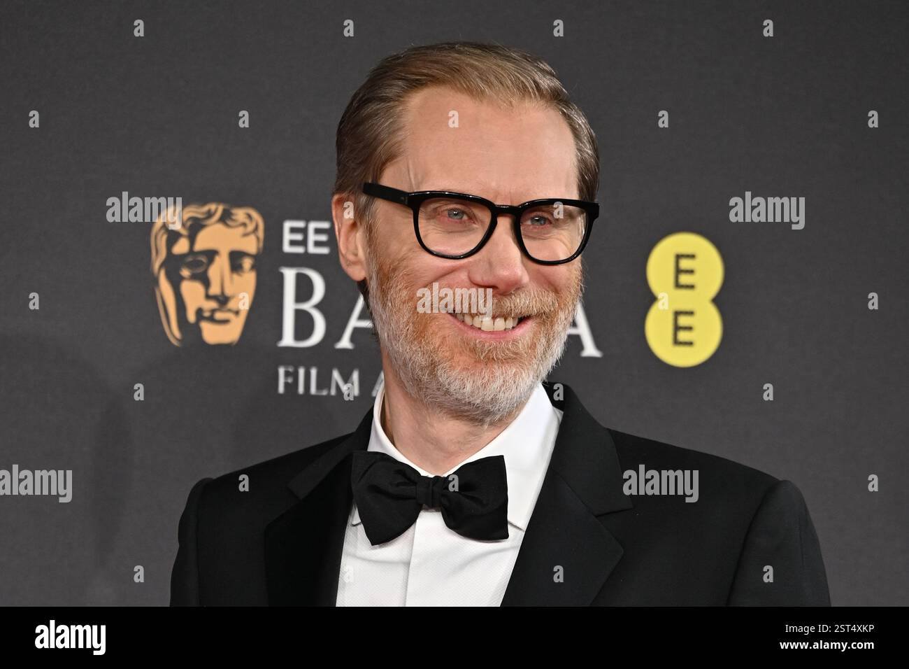 Stephen Merchant attends the 2025 EE BAFTA Film Awards at The Royal ...