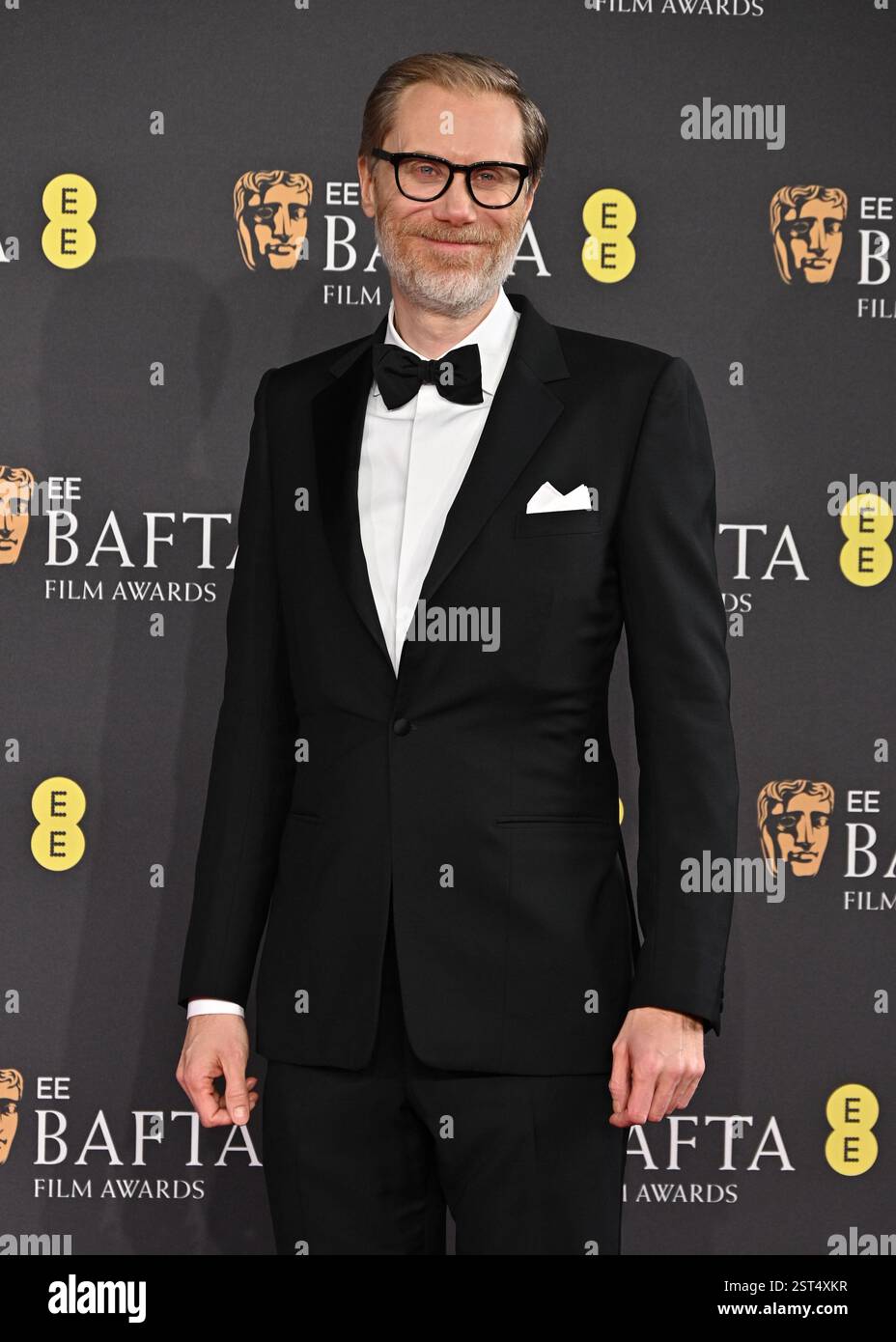 Stephen Merchant attends the 2025 EE BAFTA Film Awards at The Royal ...