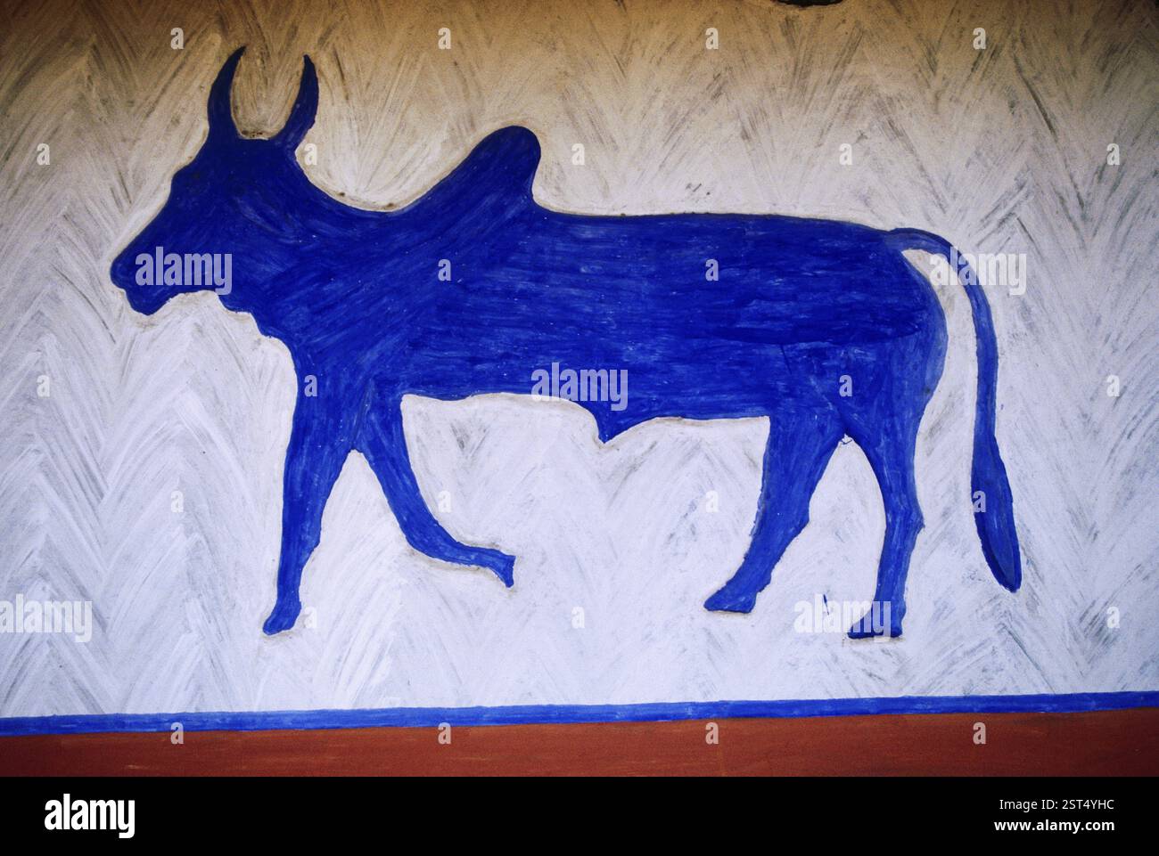 Wall Painting, Caw, India, Asia Stock Photo - Alamy