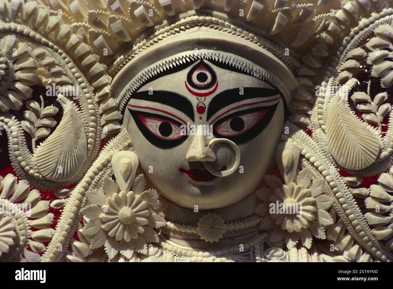 Image Goddess Durga Pooja puja festival Homage to the mother goddess ...