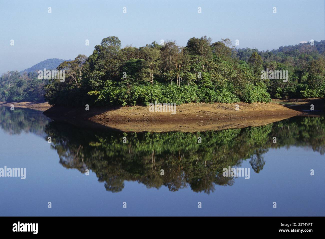 Poringalkuthu reservoir at Watchmara, Kerala, India, Asia Stock Photo - Alamy