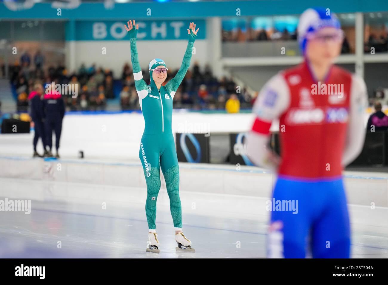 Heerenveen, Netherlands. 16th Feb, 2025. HEERENVEEN, NETHERLANDS ...