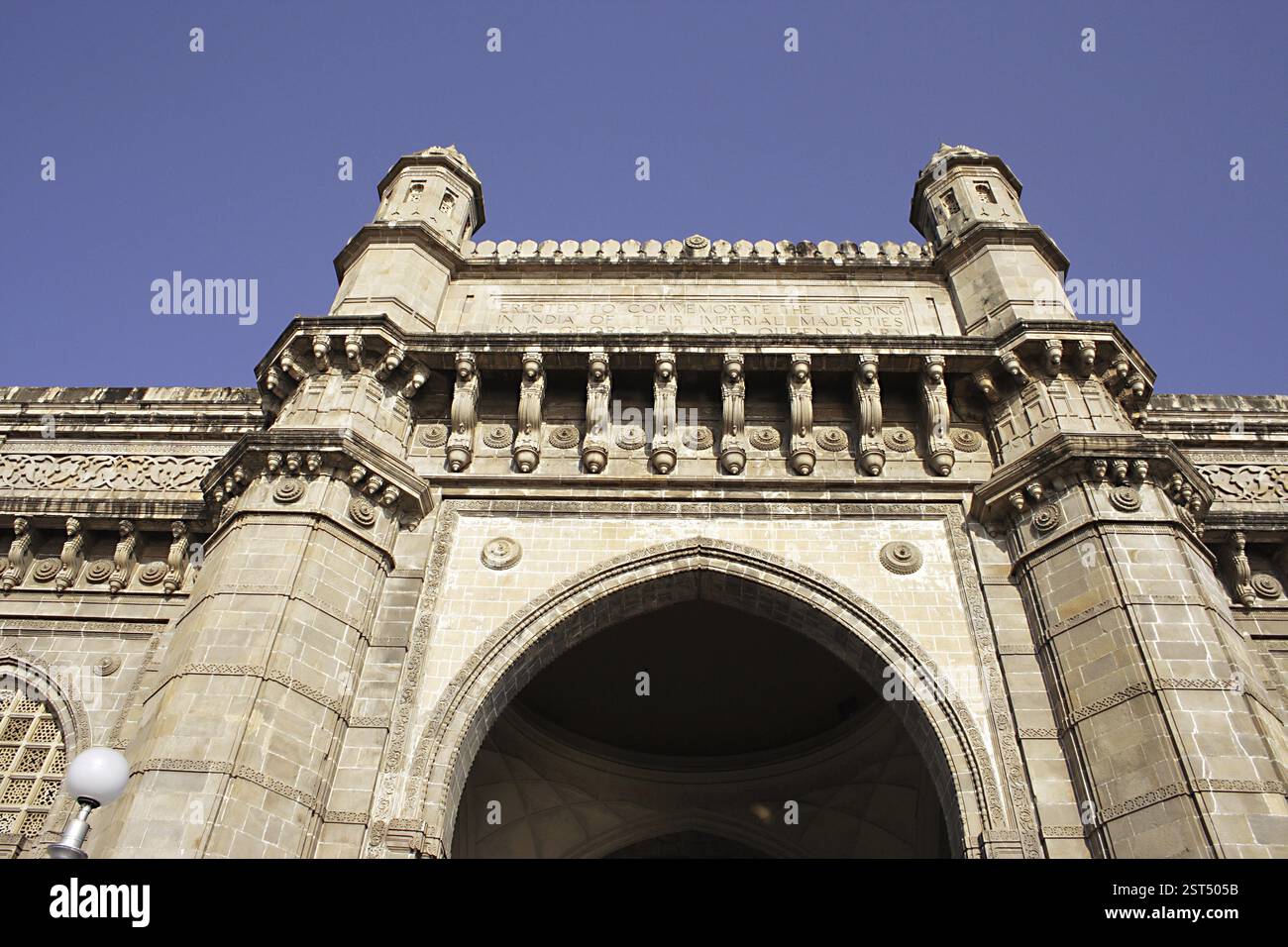 Huge main gate of The Gateway of India, Bombay now Mumbai, Maharashtra ...