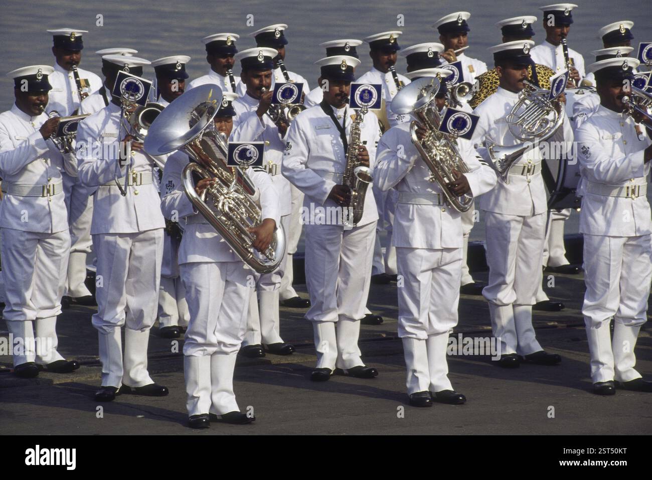 Navy Parade Band, navy review, bombay mumbai, maharashtra, india Stock ...