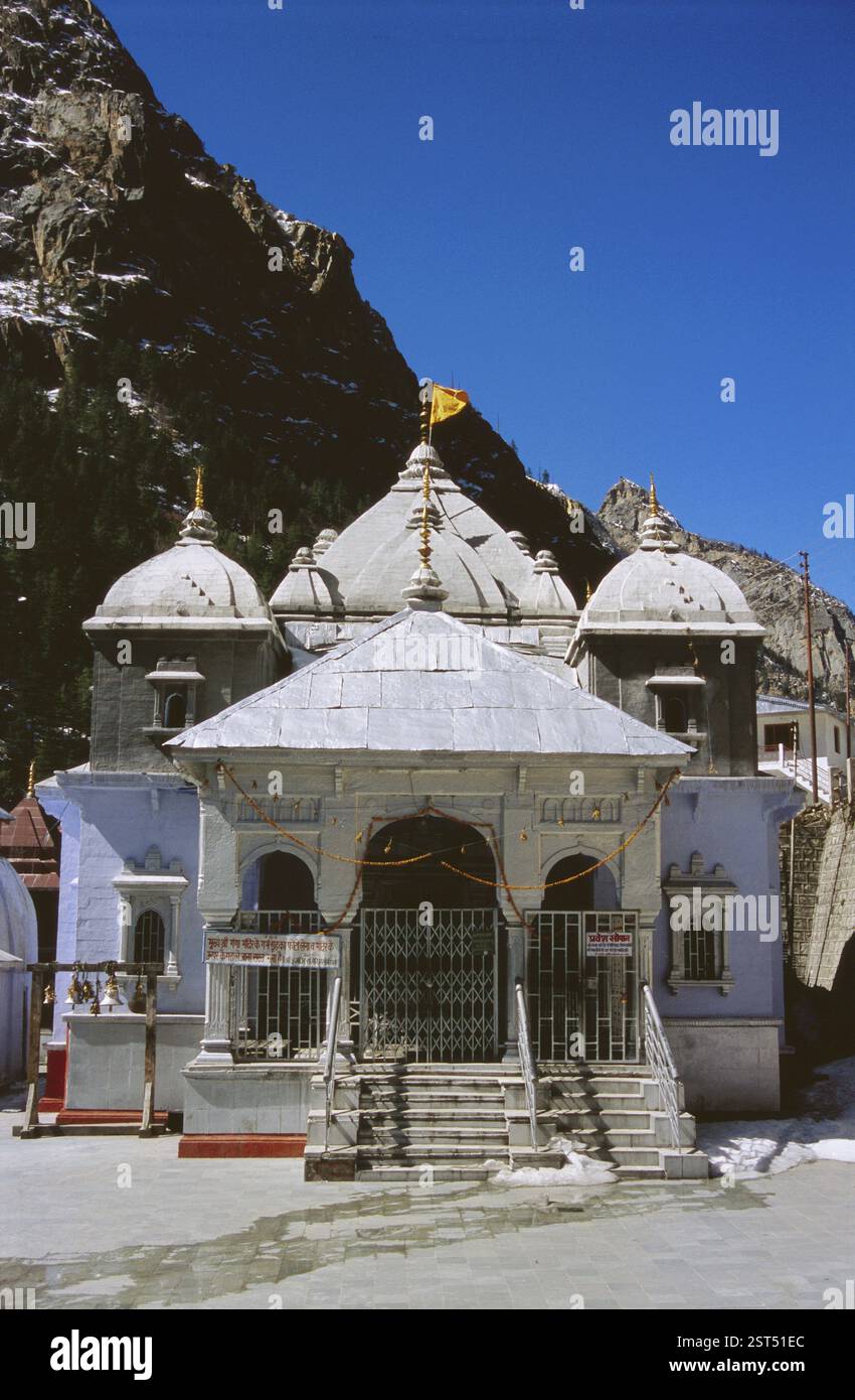 Temple of Ganga, Gangotri, uttaranchal, india Stock Photo - Alamy