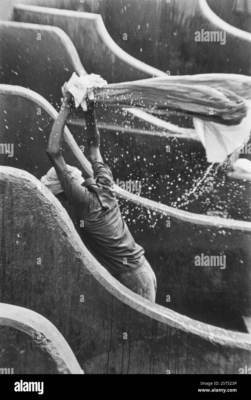 Man Washing Clothes Stock Photo - Alamy