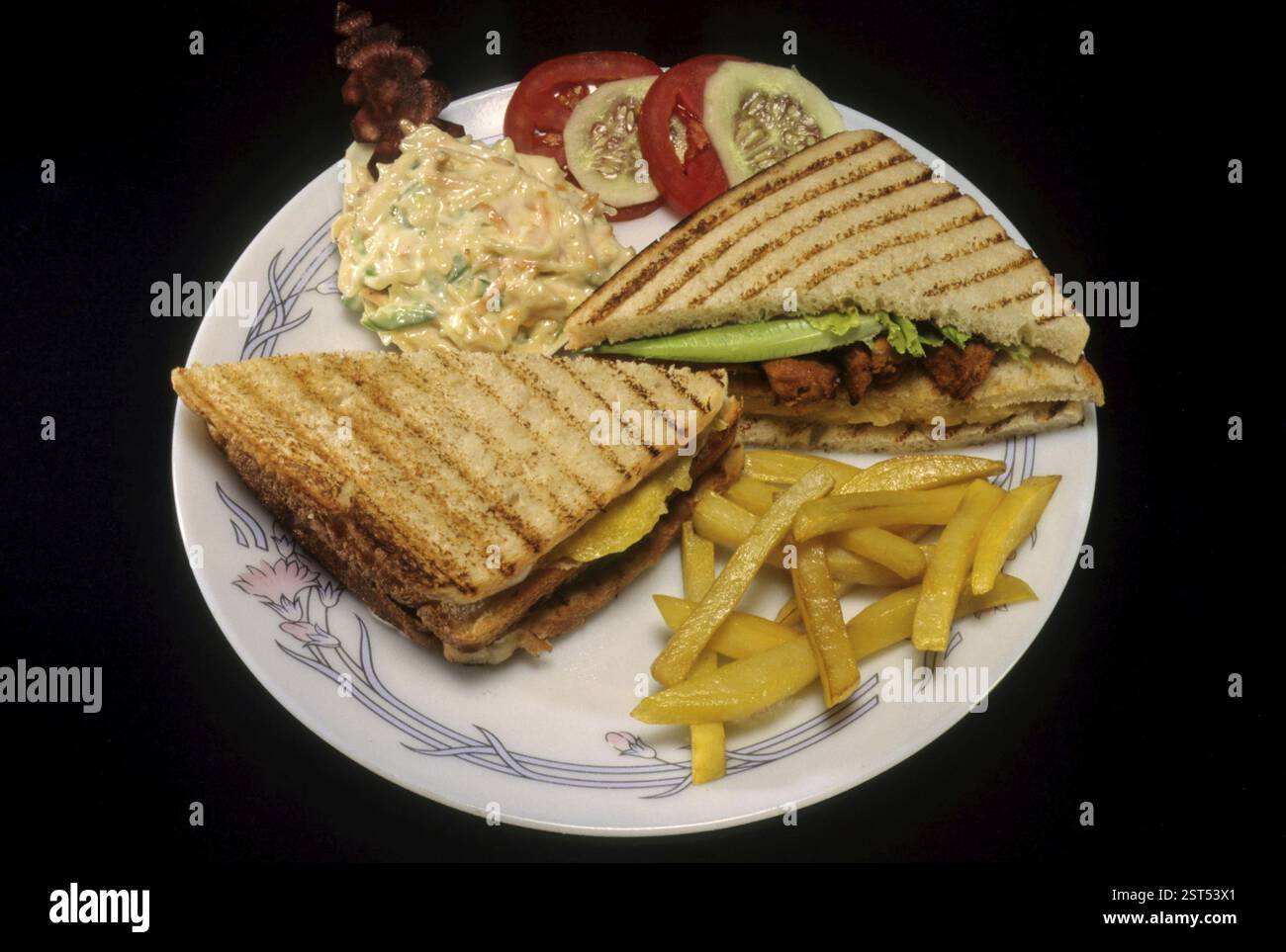 Snacks, Toast Sandwich Stock Photo - Alamy