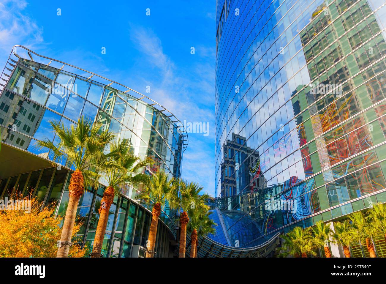 Los Angeles, California - January 7, 2025: Stunning reflection of city ...