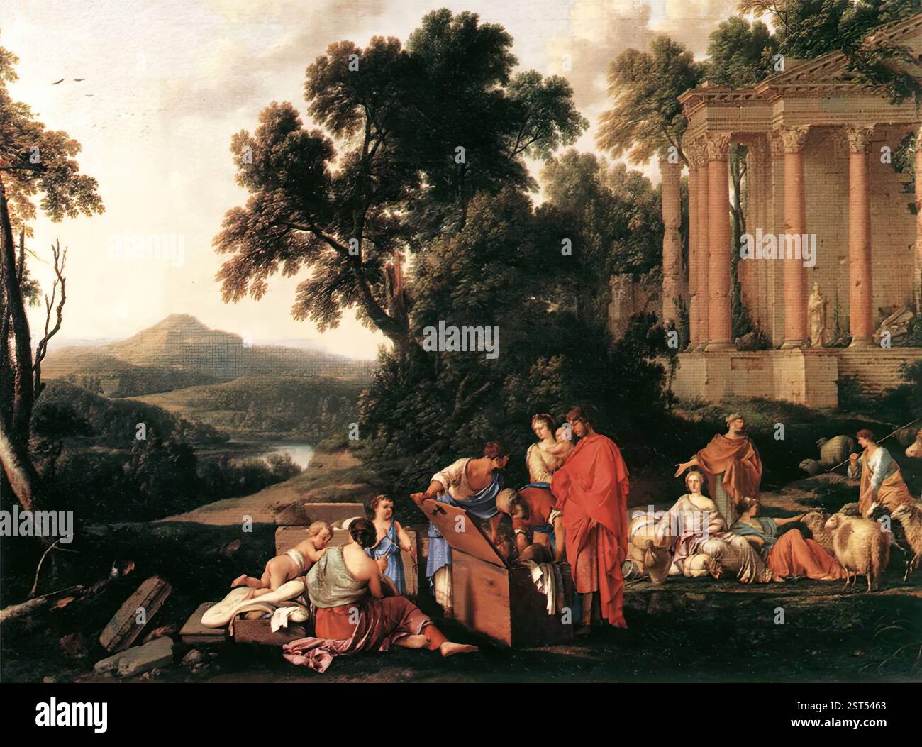 LA HIRE, Laurent de (b. 1606, Paris, d. 1656, Paris) Laban Searching ...