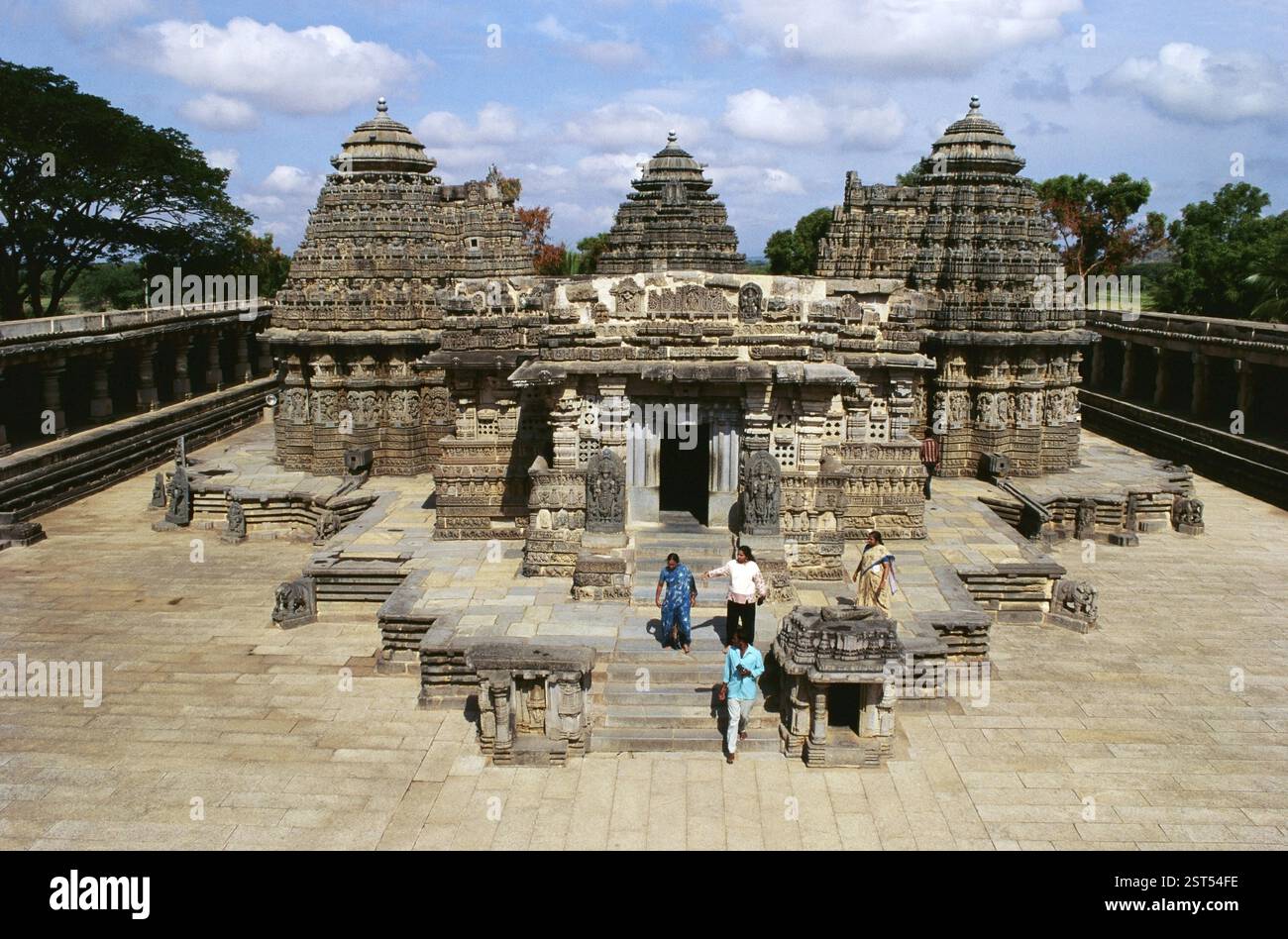 Prasanna Chennakesava temple at Somnathpur built in 1268 AD represent ...