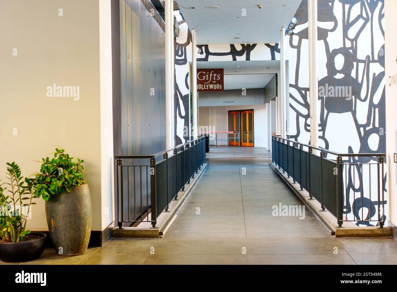 Los Angeles, California - January 8, 2025: Charming corridor at ...