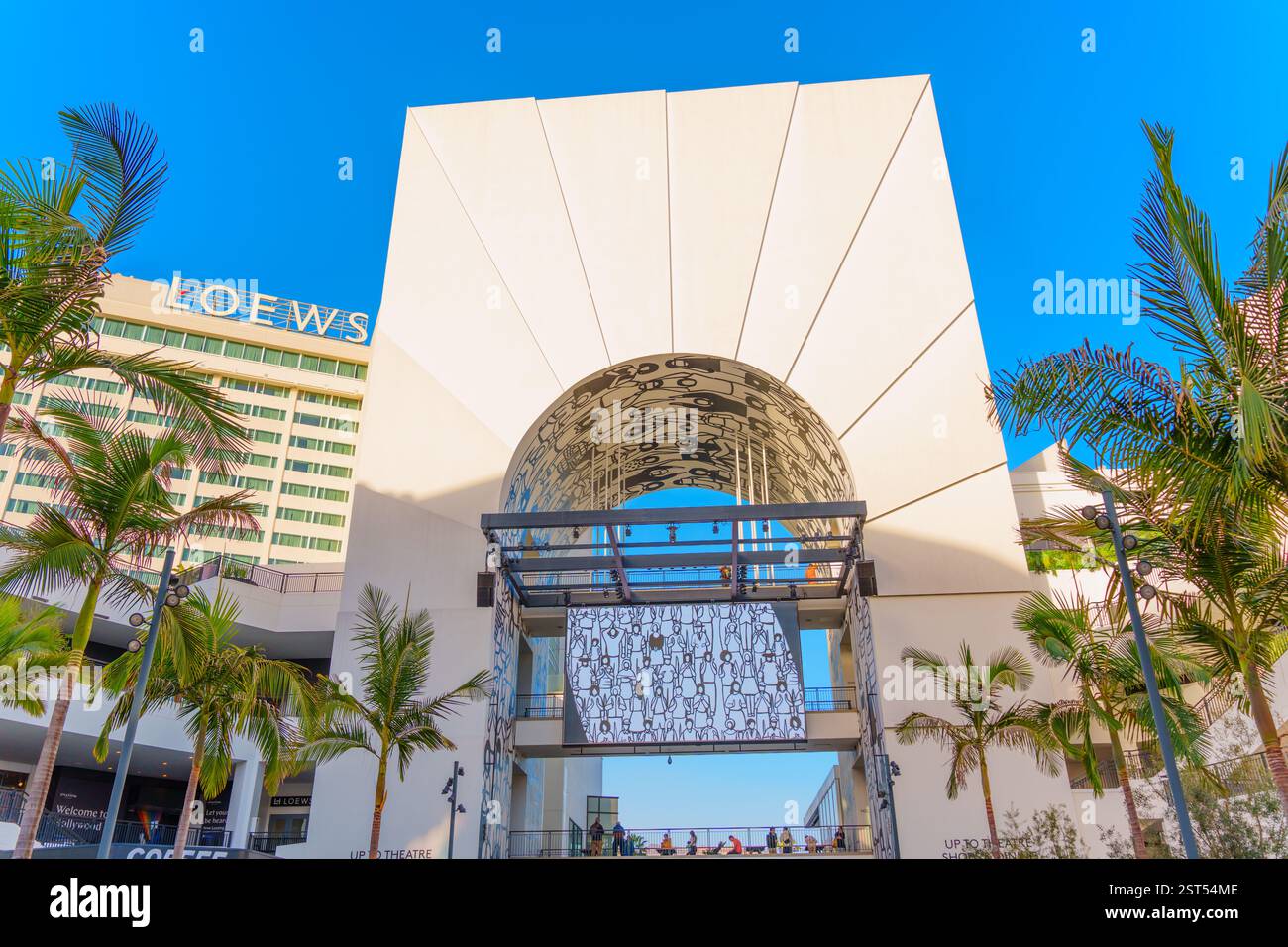 Los Angeles, California - January 8, 2025: Sleek view of the modern ...