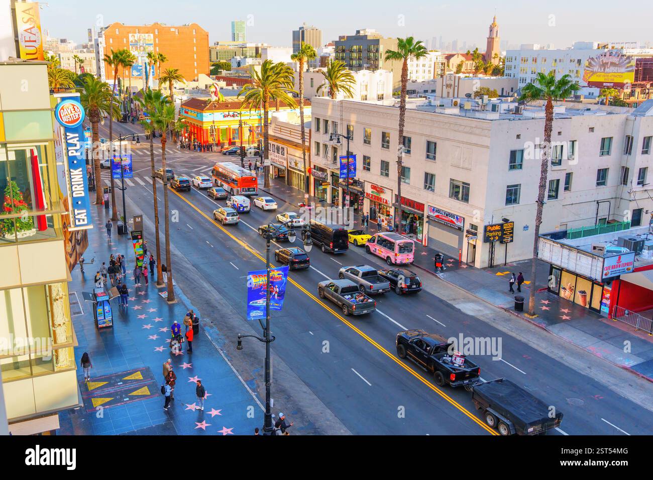 Los Angeles, California - January 8, 2025: Dynamic street view of ...