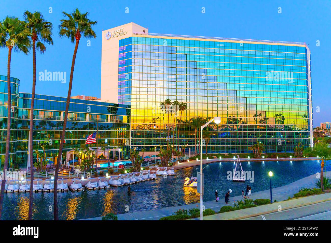 Long Beach, California - January 11, 2025: Hyatt Regency Long Beach ...