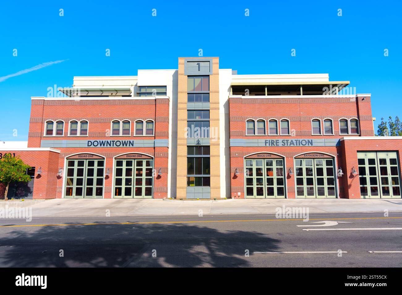 Riverside, California - December 30, 2024: Facade of the Downtown Fire ...