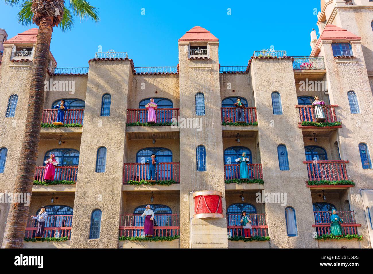 Riverside, California - December 30, 2024: View of the decorative ...