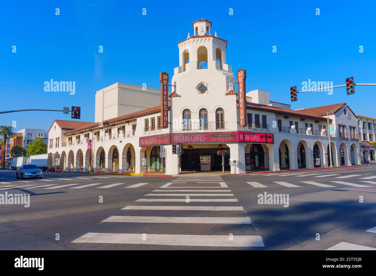 Riverside, California - December 31, 2024: Front view of the Riverside ...