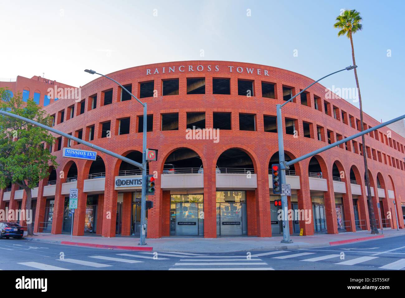Riverside, California - December 31, 2024: Prominent view of the ...