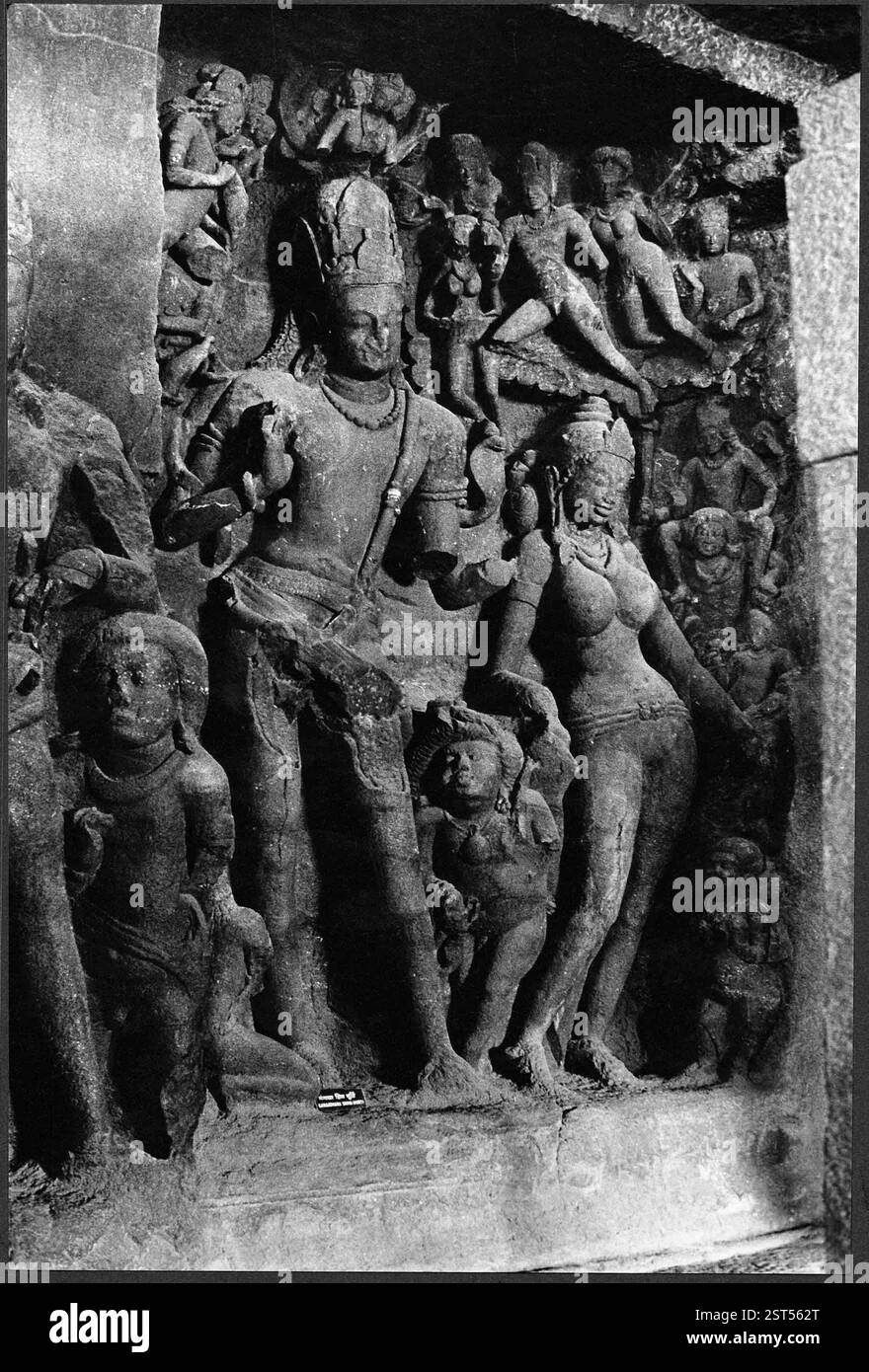 Gangadhara, Elephanta Caves, Bombay, Mumbai, Maharashtra, India, Asia ...