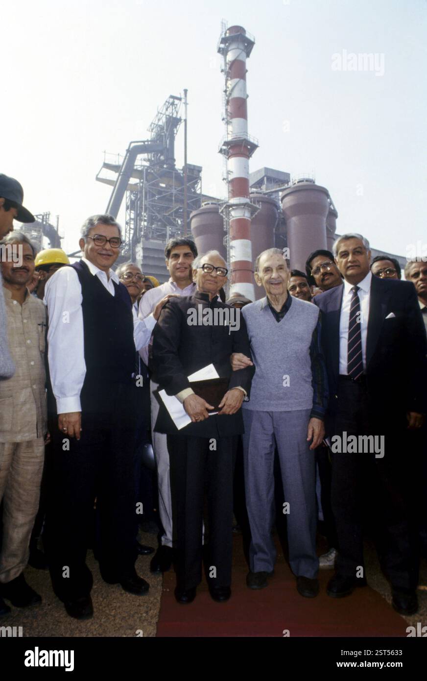 J r d tata with tisco personalities, India, Asia Stock Photo - Alamy