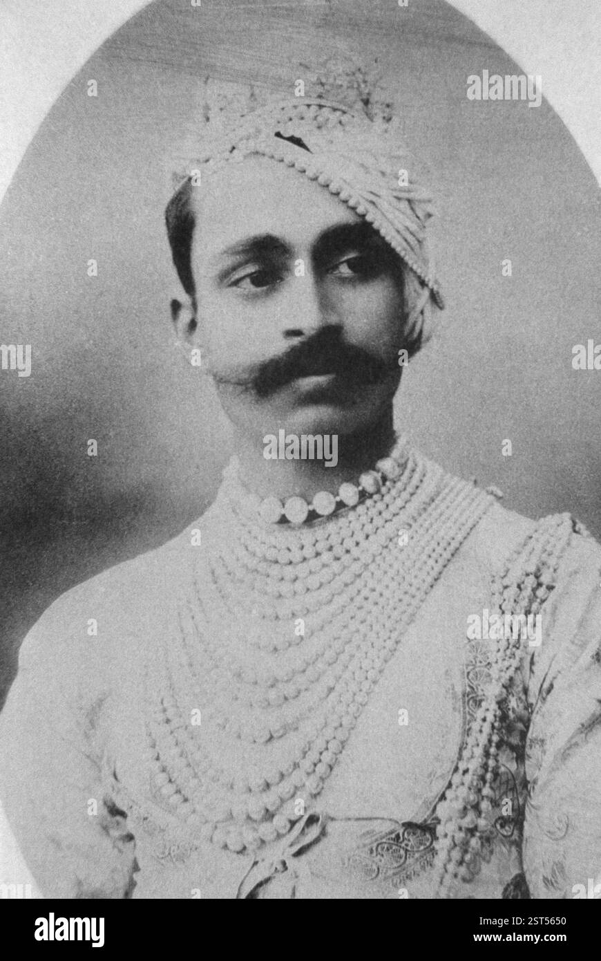 Maharaja rana Black and White Stock Photos & Images - Alamy