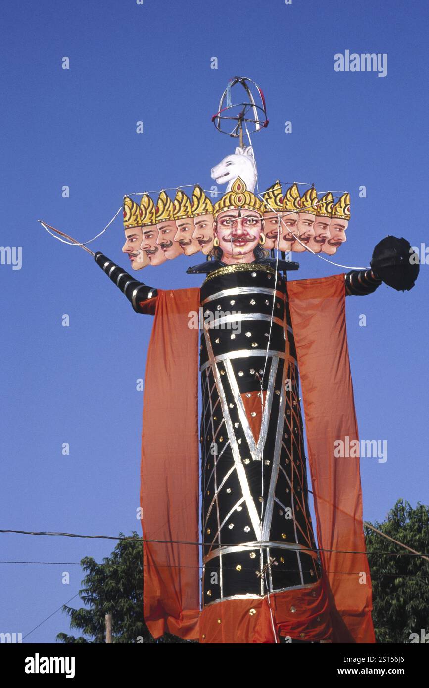 Ravan statue, Ramleela Dussera dusera Festival, jaipur, rajasthan ...