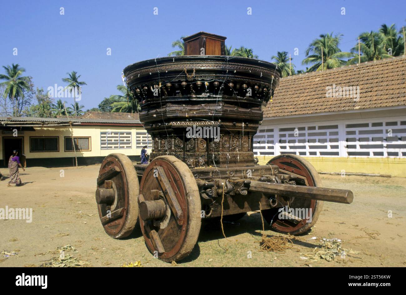 Temple car of mangala devi temple, mangalore, karnataka, india Stock ...