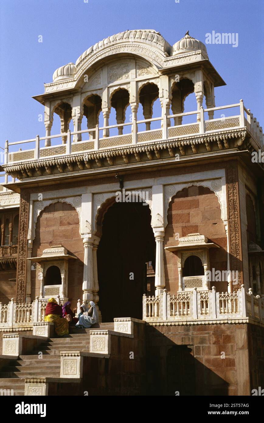 Jain Temple, Ratan Bihari Park, Bikaner, Rajasthan, India, Asia Stock ...