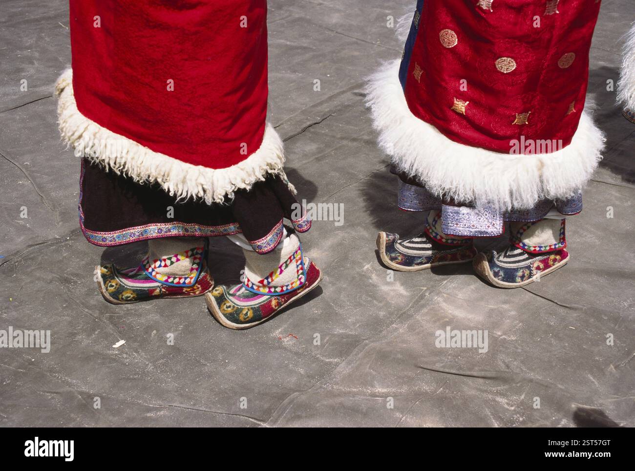 Ladakh festival dance, pabu (shoes), leh, ladakh, jammu and kashmir ...