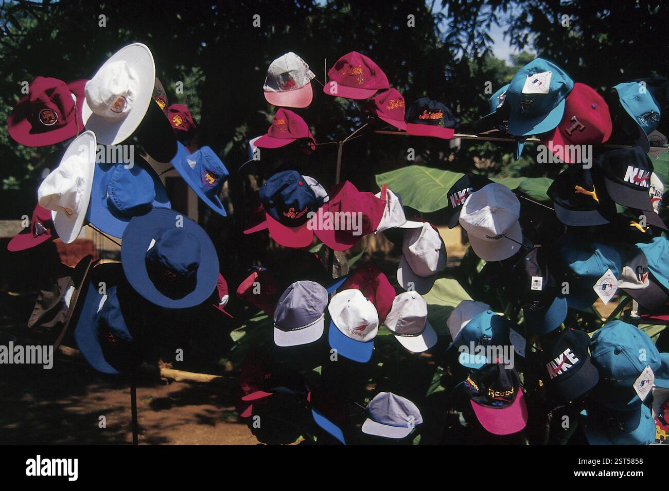 Colour Full Hats, Sri Lanka, Asia Stock Photo - Alamy