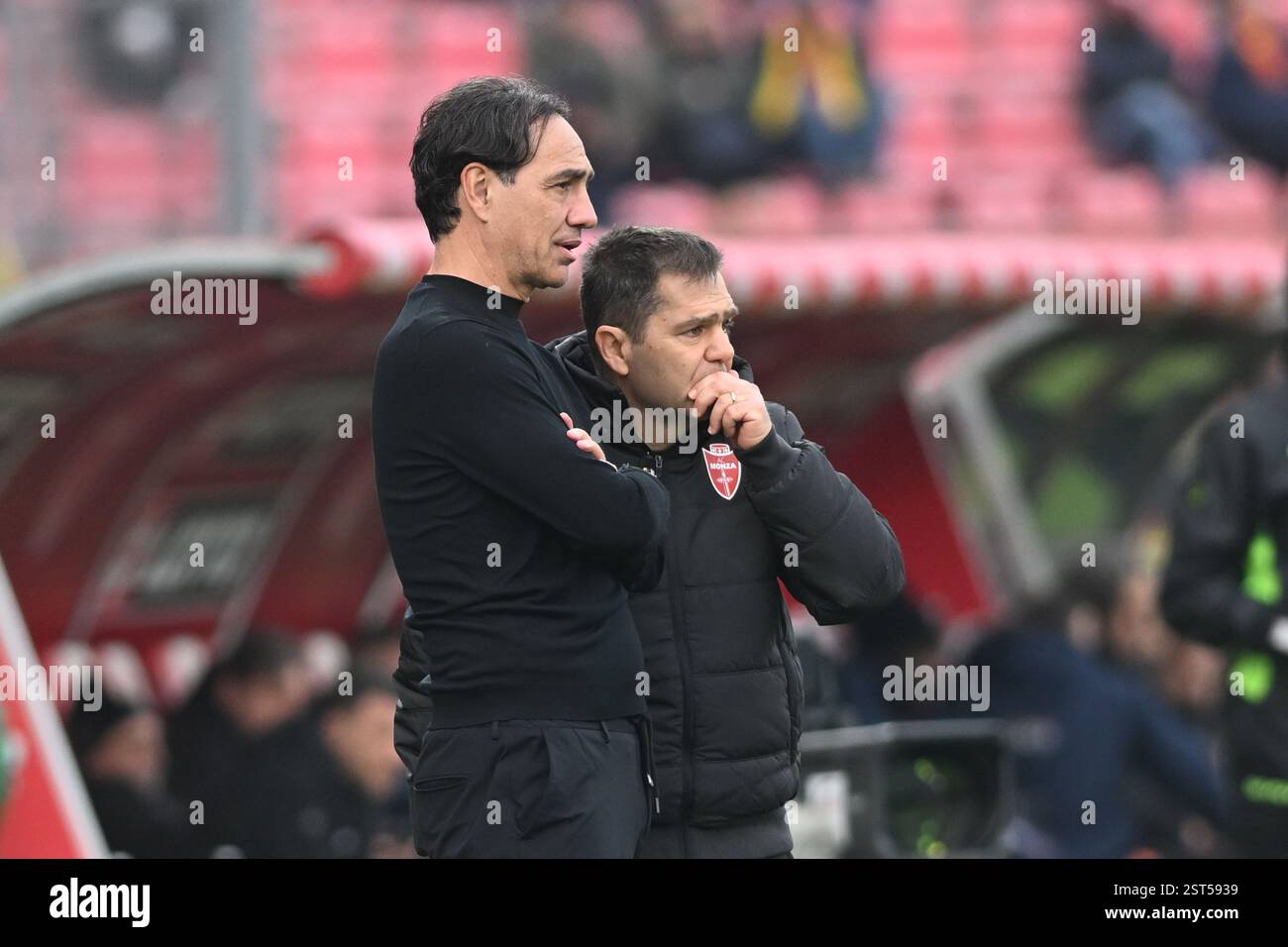 Monza, Italia. 16th Feb, 2025. AC Monza's head coach Alessandro Nesta ...