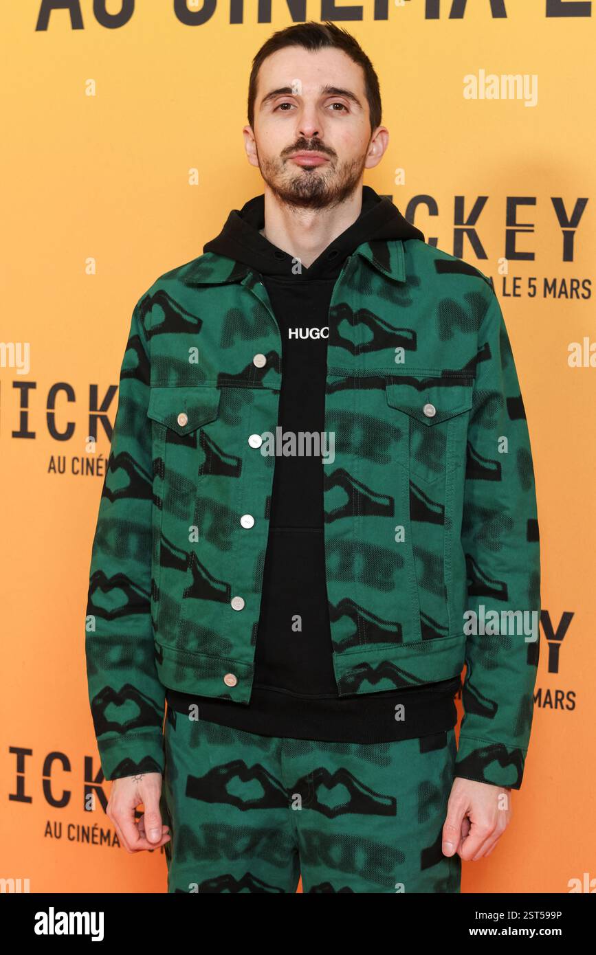 Paris, France. 16th Feb, 2025. Johan Fontic Credit: Abaca Press/Alamy ...