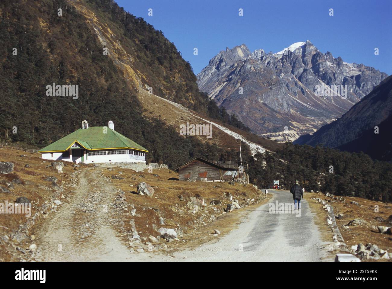 Rest house at Yumthang Valley, Sikkim, India, Asia Stock Photo - Alamy