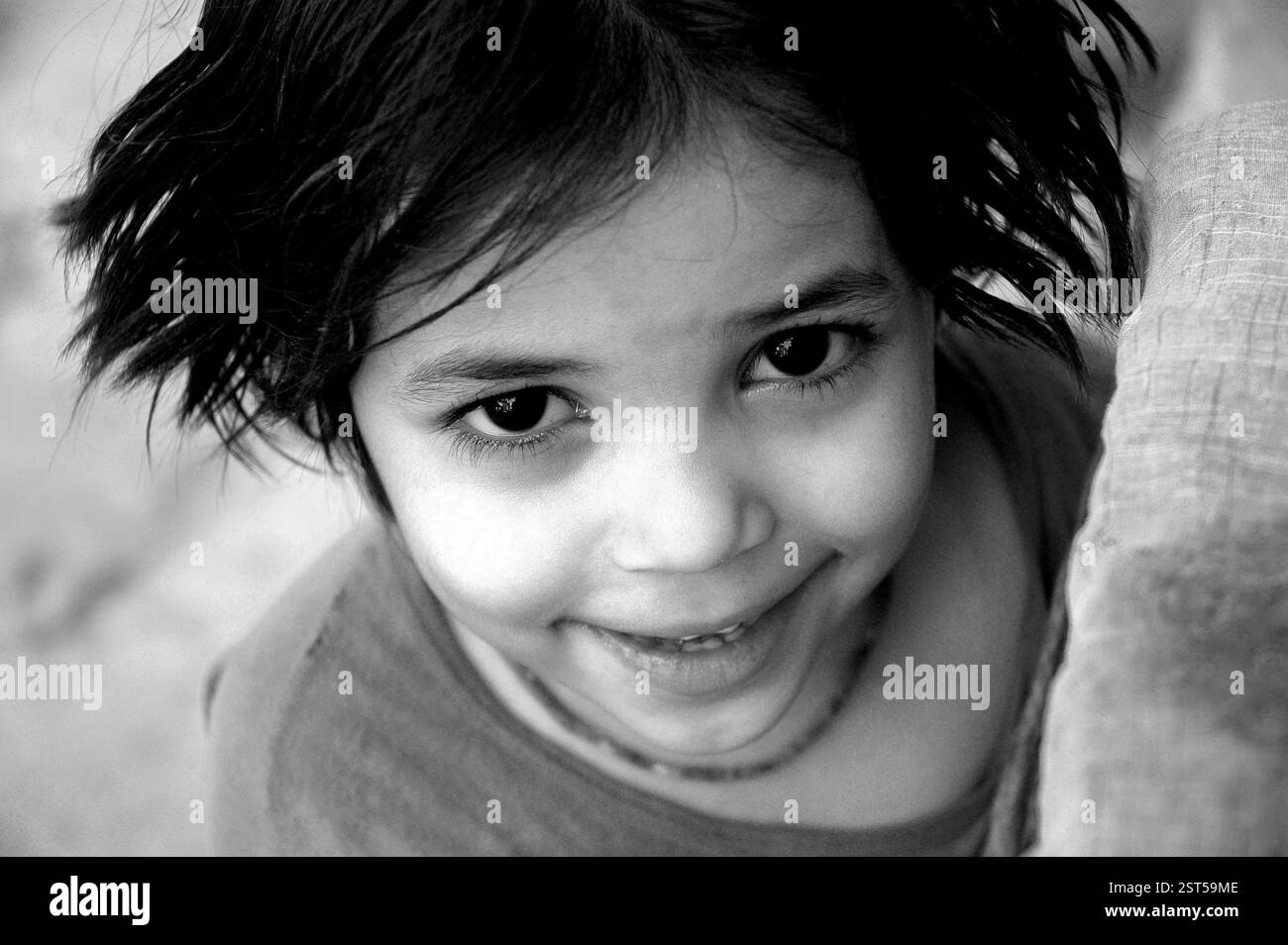 Smiling Indian child, India, Asia Stock Photo - Alamy