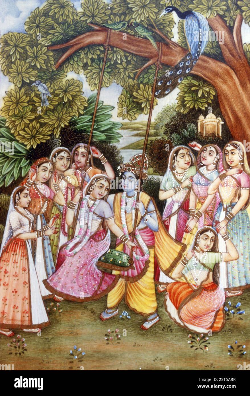 Radha Krishna Paintings Stock Photo - Alamy