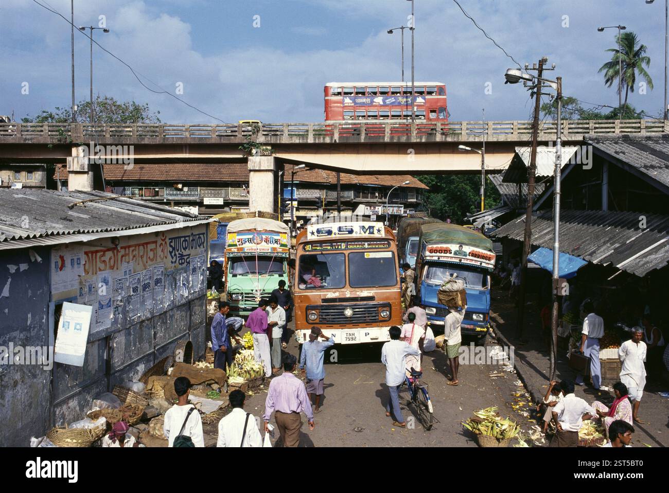 Fly Over bridge over Congested roads, Bombay Mumbai, Maharashtra, India ...