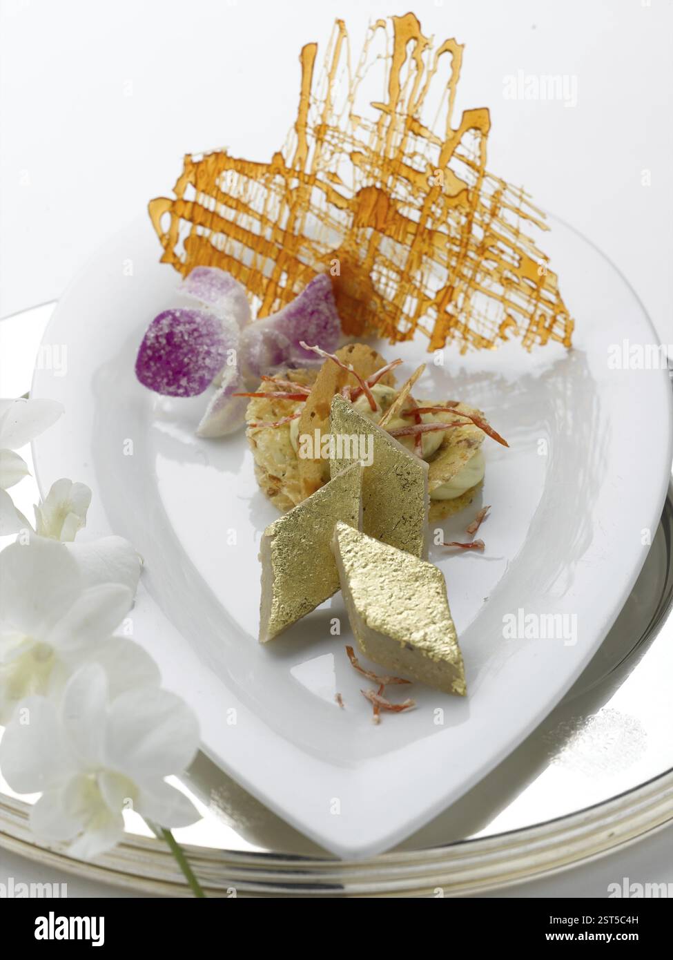 Almond sweet Indian Kaju Katri delicious dessert sweet dish pieces ...