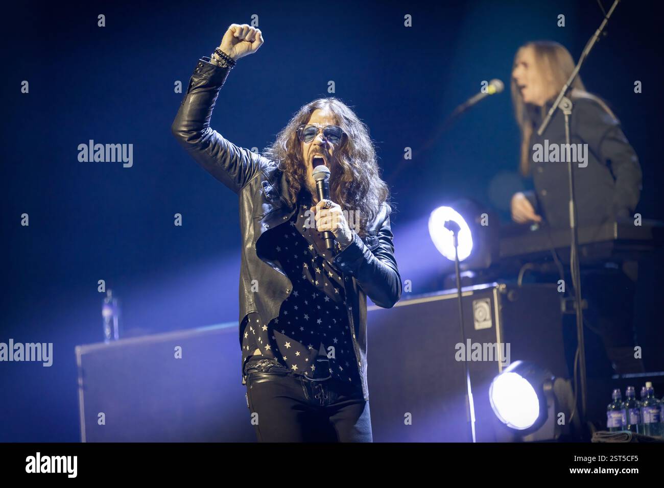 Oslo, Norway. 16th, February 2025. The Norwegian heavy metal band TNT ...
